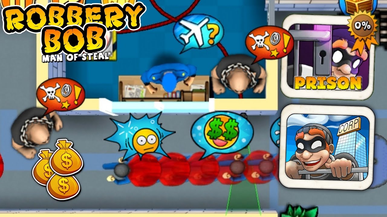 Robbery Bob - Prison Chapter Gameplay Walkthrough Ep 82 - YouTube