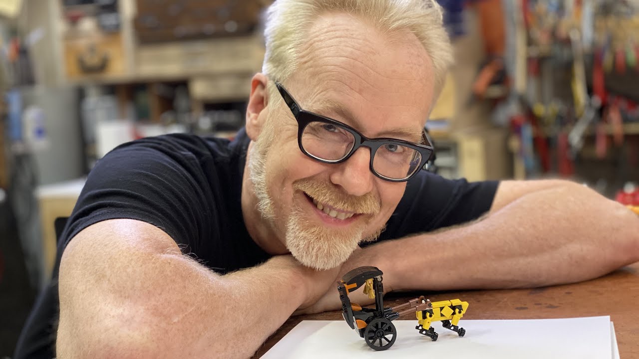 Adam Savage's Live Builds: LEGO Rickshaw - YouTube