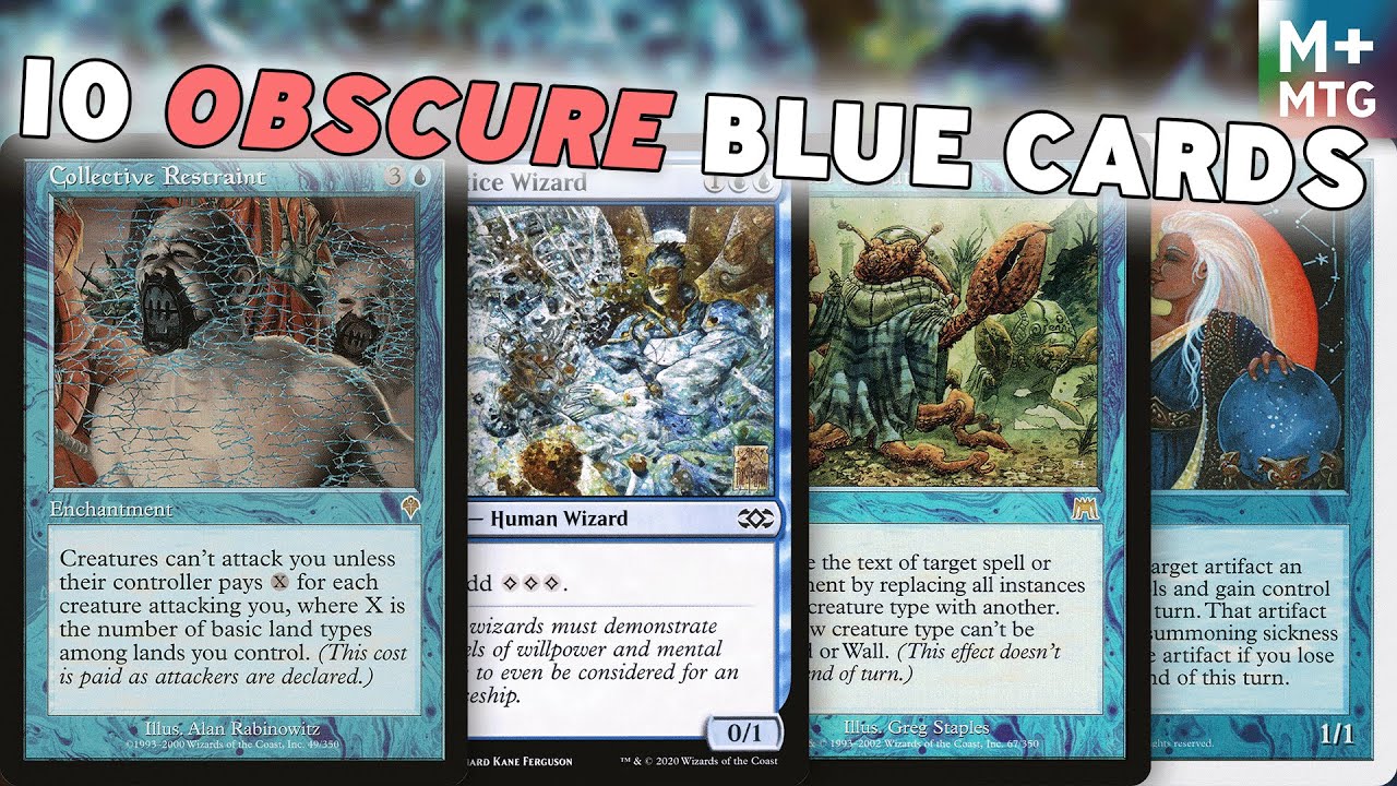 10 Obscure Blue Cards That Will Throw Off Your Friends! - YouTube
