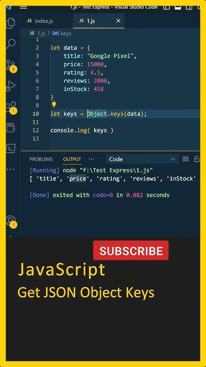 Javascript In Telugu Json Javascript Get Json Keys Javascript Tutorial For Beginners Learn