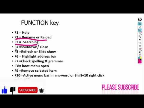 in nepali (नेपाली)computer function key। used of function key F1 to F12। computer keyboard - YouTube
