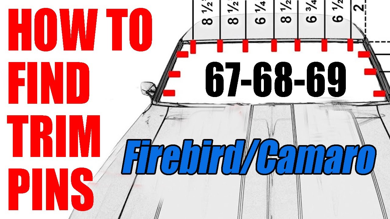 How to install window trim studs in a classic American muscle car, fast ...