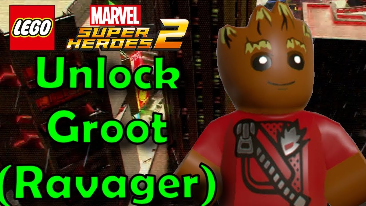 Unlock Groot (Ravager) in LEGO Marvel Superheroes 2 - YouTube