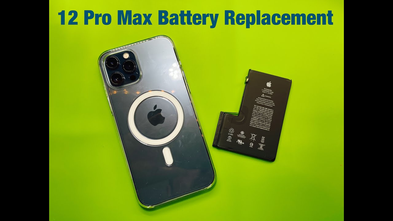 iPhone 12 Pro Max battery replacement - nothing left out - YouTube
