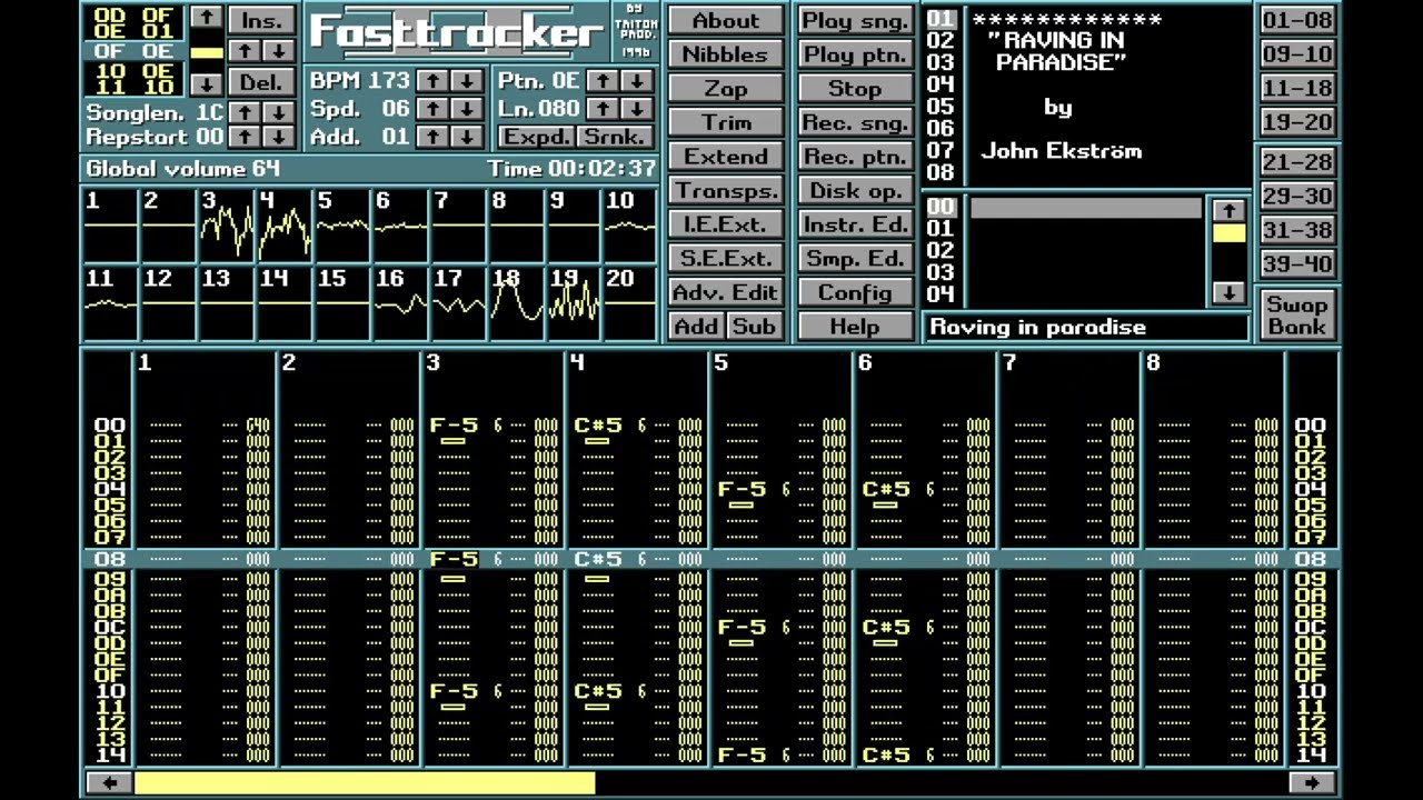 Northtribe - Raving In Paradise (FastTracker 2 - April 1998 - YouTube