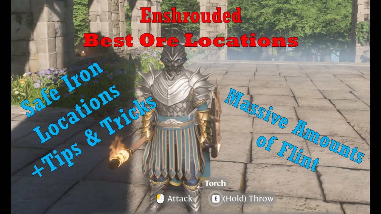 Enshrouded: Get Iron, Copper, Tin, Flint, Clay Easy - YouTube