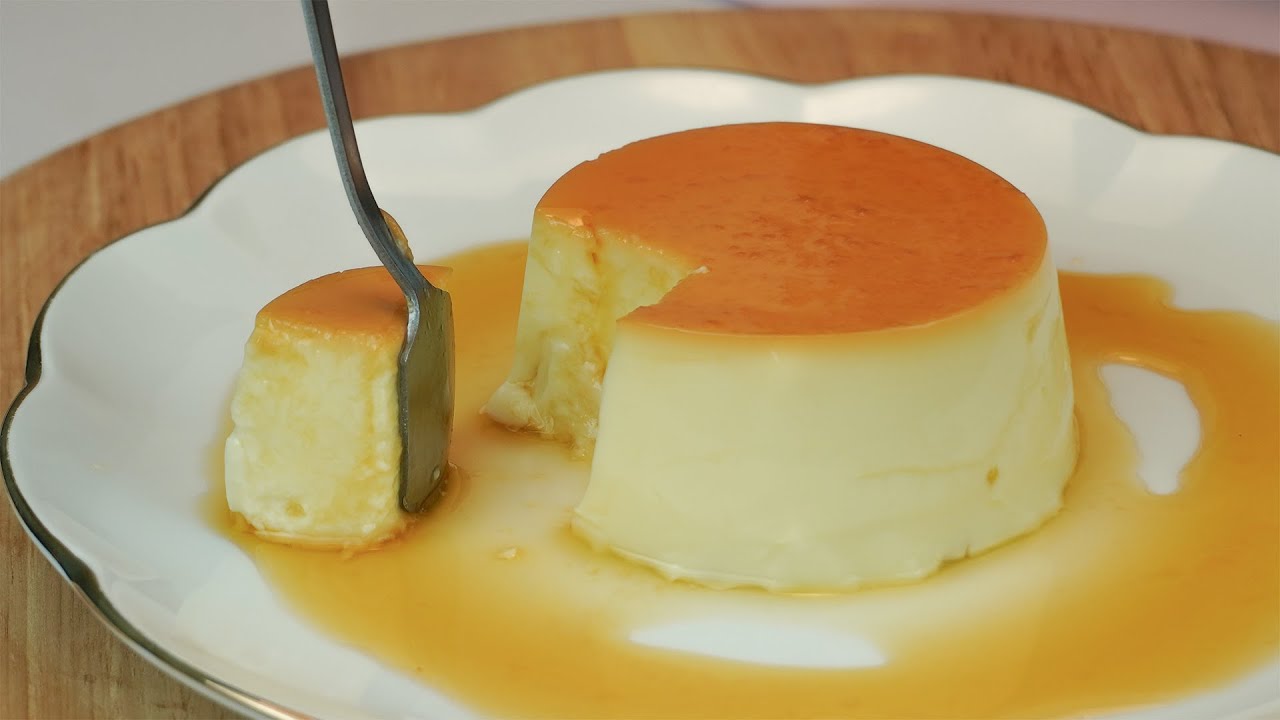 Caramel Custard Pudding in 5 minutes!! Super Easy Flan Recipe! - YouTube