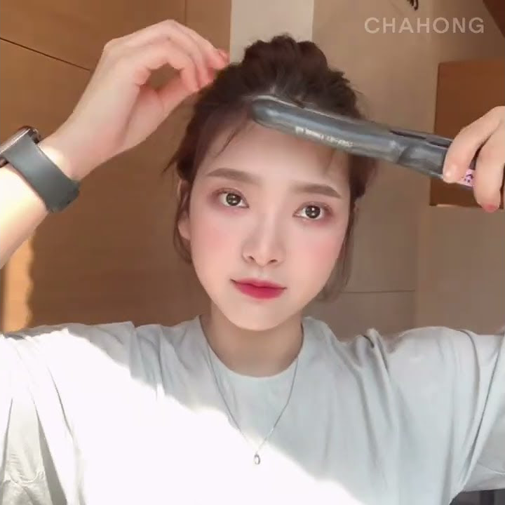 잔머리스타일링 잔머리고데기 셀프잔머리스타일링 잔머리펌 잔머리컷 셀프고데기 유니펌 Youtube