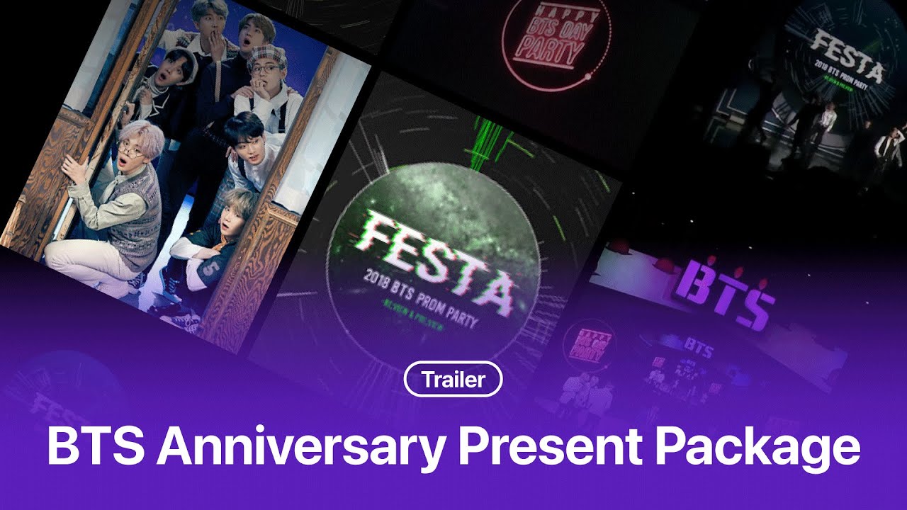 [RENTAL VOD] 'BTS Anniversary Present Package' Trailer - YouTube