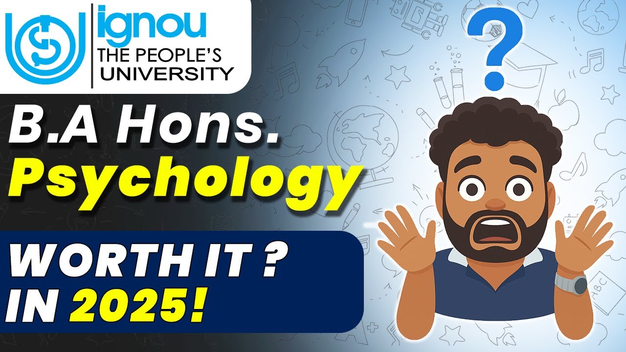 B.A Hons. Psychology From IGNOU in 2025? Worth It? BAPCH IGNOU - YouTube