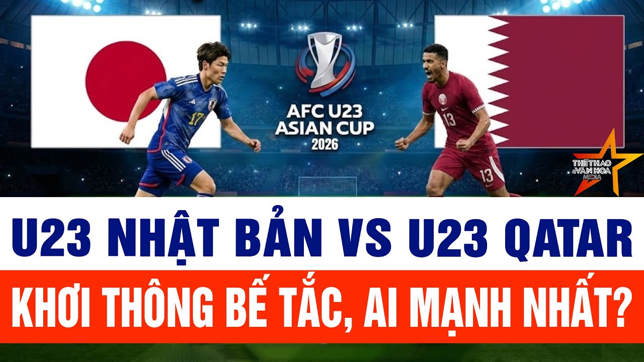 U23 Nhật Bản vs U23 Qatar: Khơi thông bế tắc, ai mạnh nhất? - YouTube