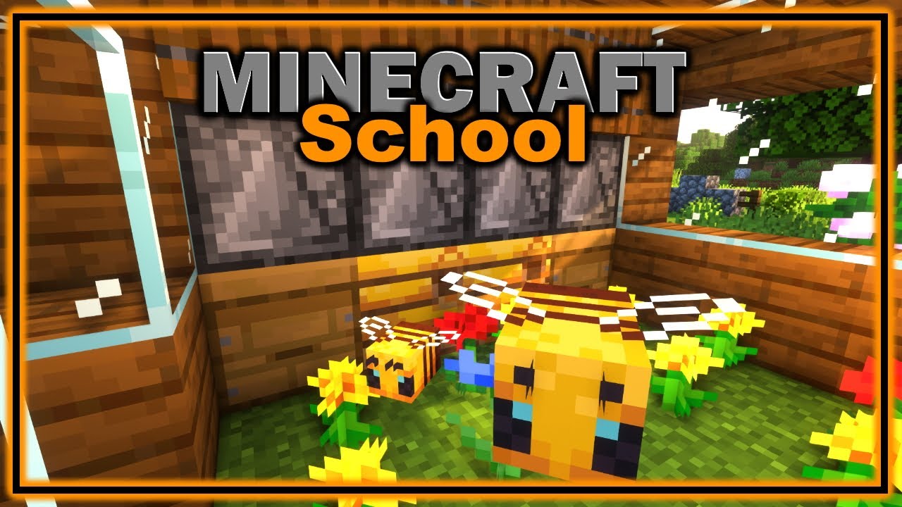 How to Build an Easy Auto Honeycomb Farm! | Minecraft School | Tutorial ...
