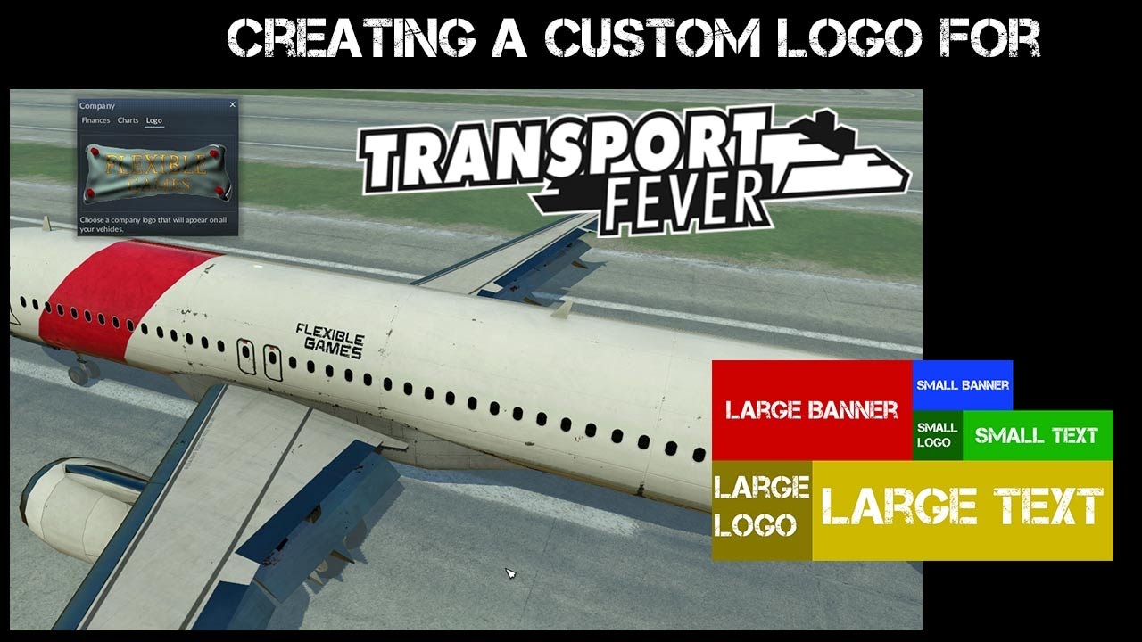 Creating a Custom Logo For Transport Fever - YouTube