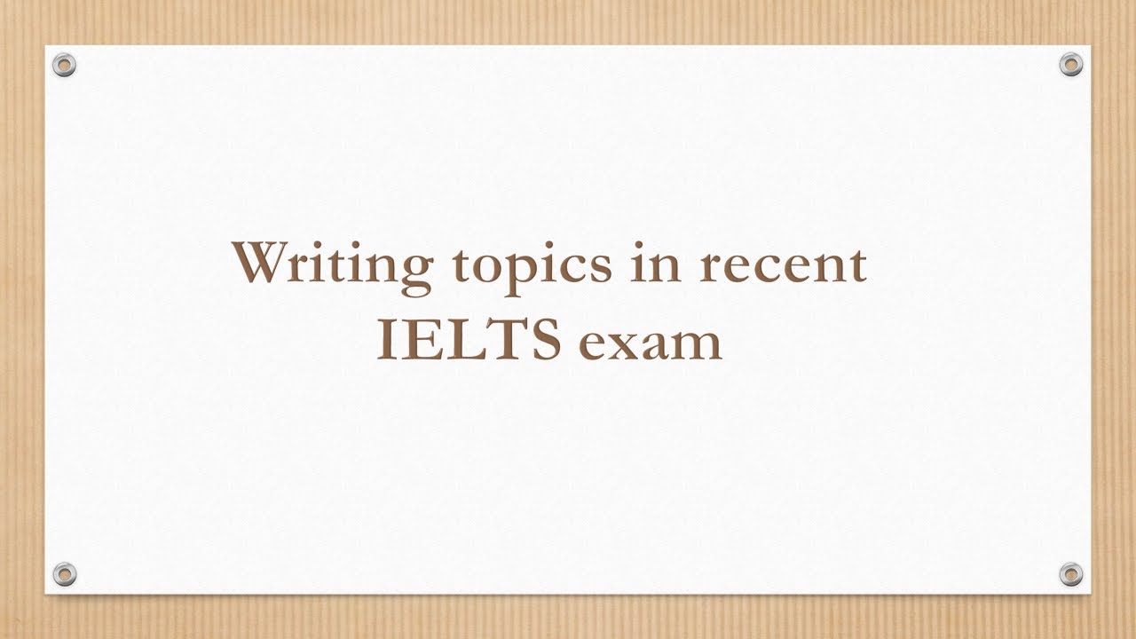 IELTS Writing task 2 topics|| Recent exam content|| Most important|| # ...