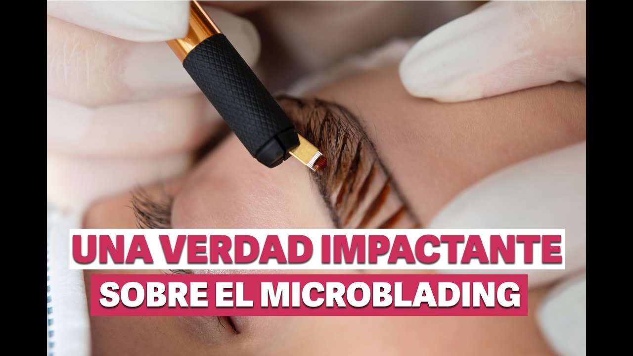 Técnica pelo a pelo. Las cuchillas del microblading contra la máquina del MP - YouTube