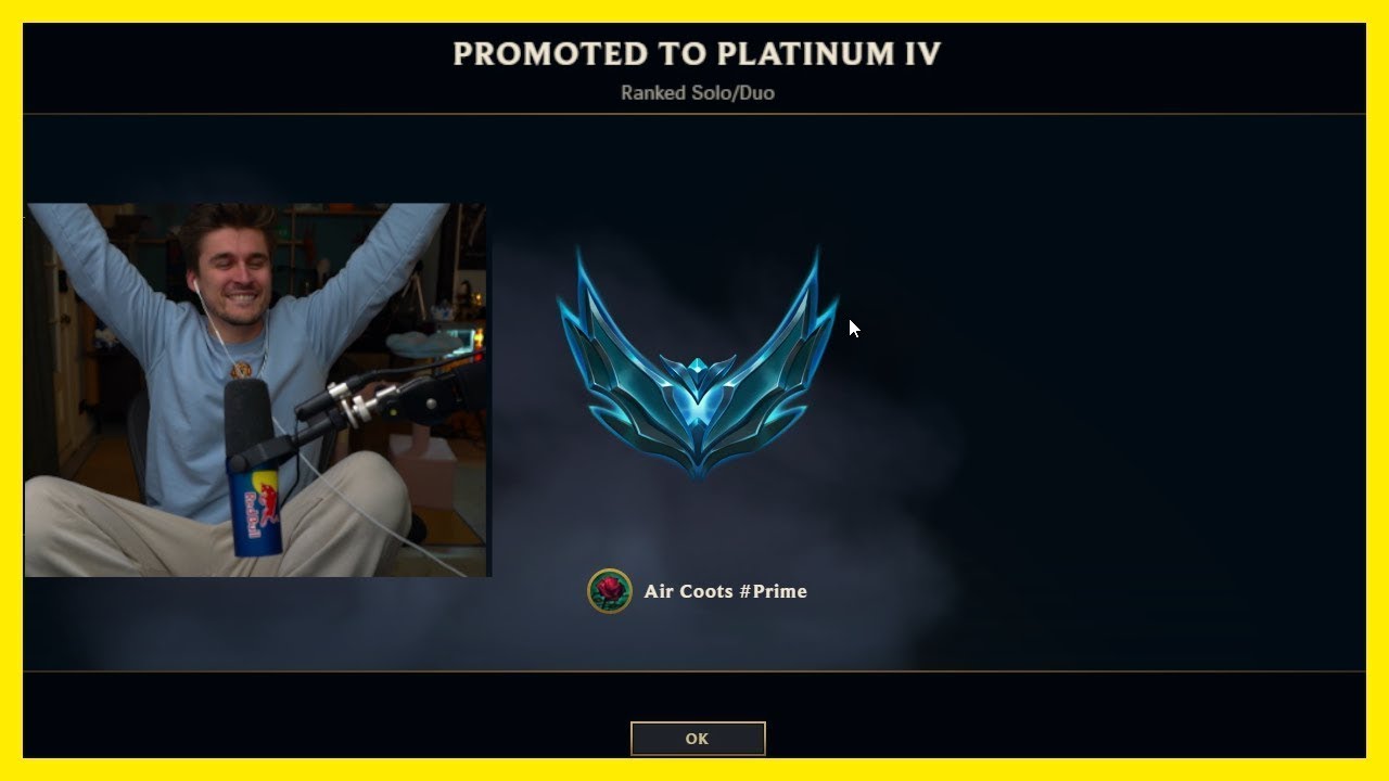 Ludwig finally hits Platinum in League of Legends - Challenger Jungler ...