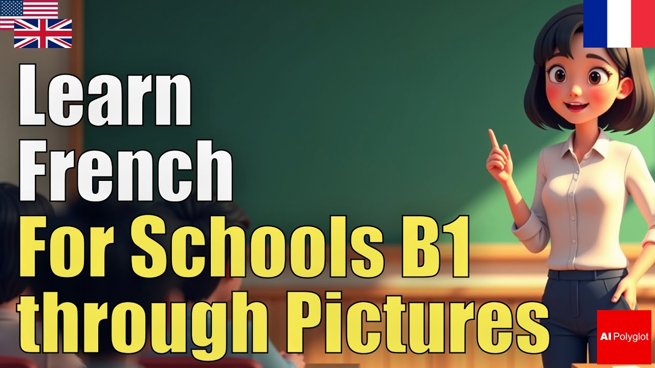 Learn French through pictures for school B1 | Natural Listening | Must ...