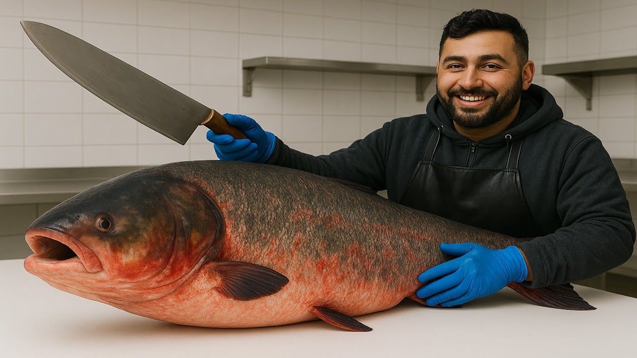 Breaking Down a Bighead Fish Like a Pro | Precise Cuts & No Meat Wasted ...