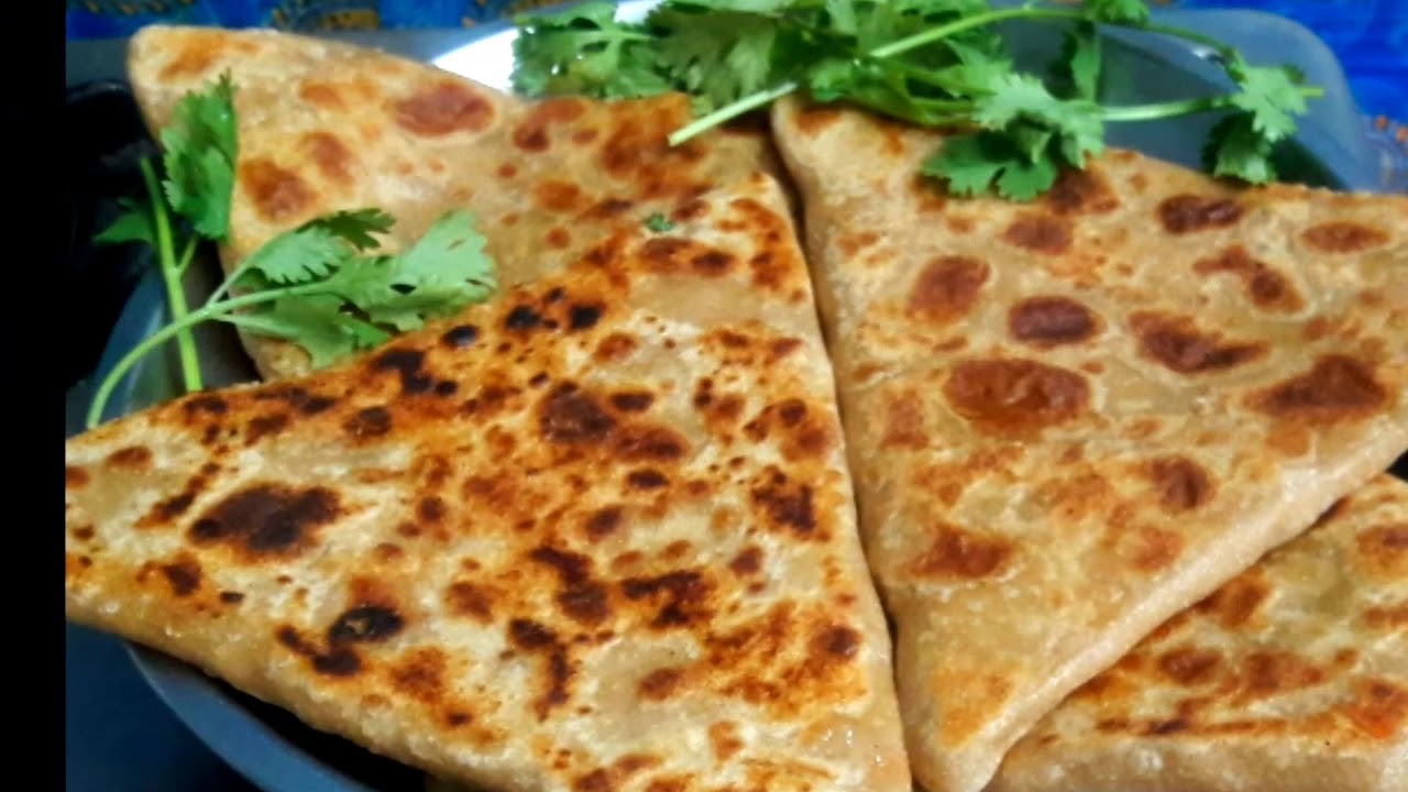 पिज़्ज़ा पराठा | How to make Pizza paratha | Paratha Recipe | Pizza ...