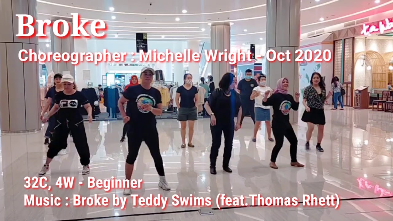 Broke - Line Dance ( Michelle Wright ) - YouTube