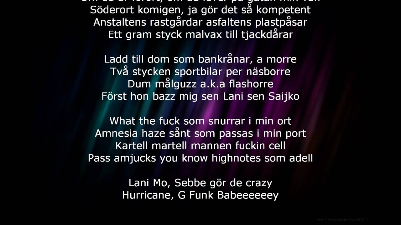Kartellen - Om du e förort (Lani Mo & Sebbe stakset - Prod. Hurricane ...