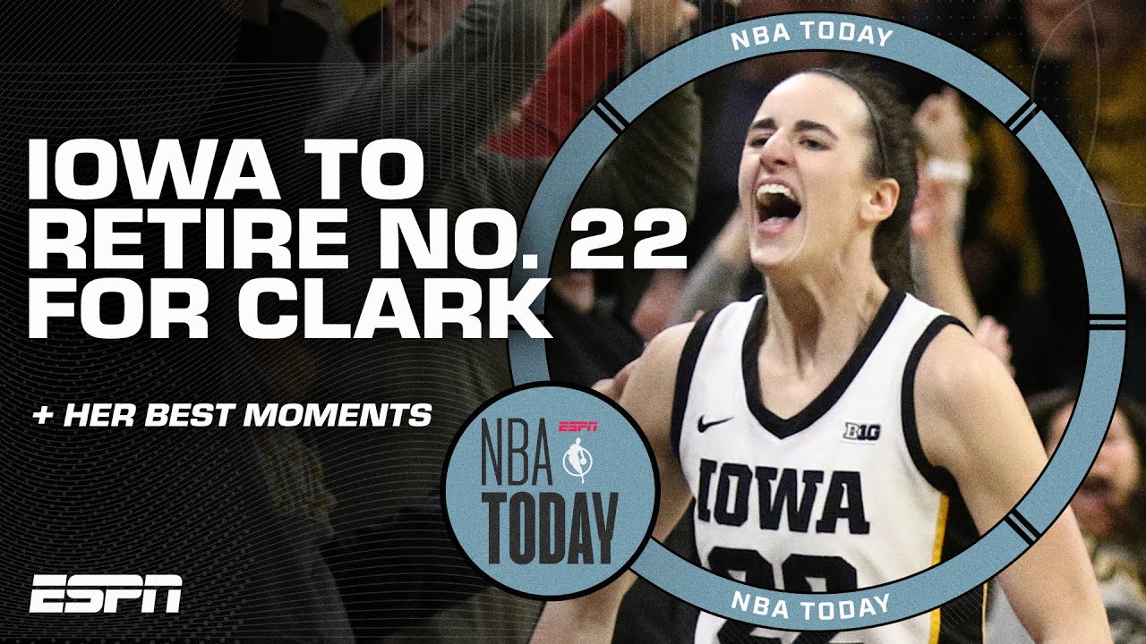 Iowa announces they will retire Caitlin Clark's No. 22 👀 | NBA Today ...