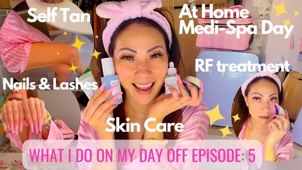 What I Do On My Days Off Episode: 5 At Home Medi Spa Day, Nails ...