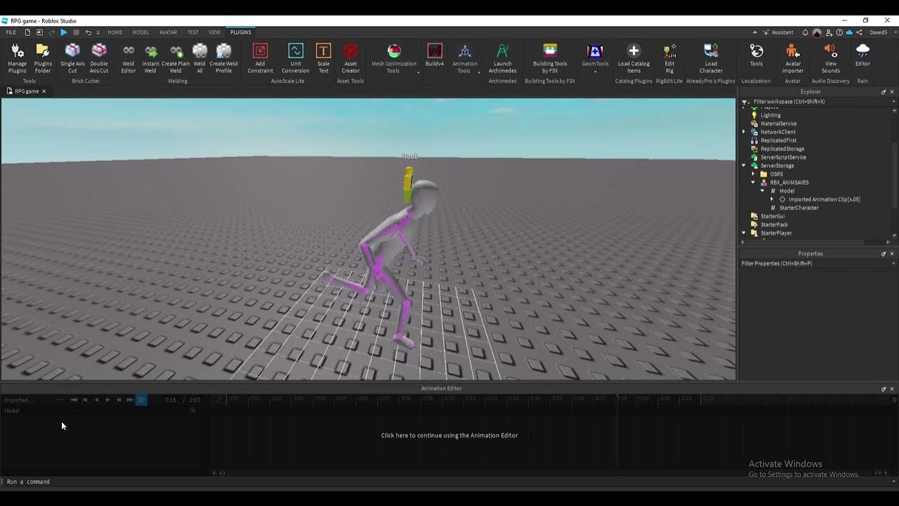 How to Import Animations to Mesh Characters in Roblox - YouTube