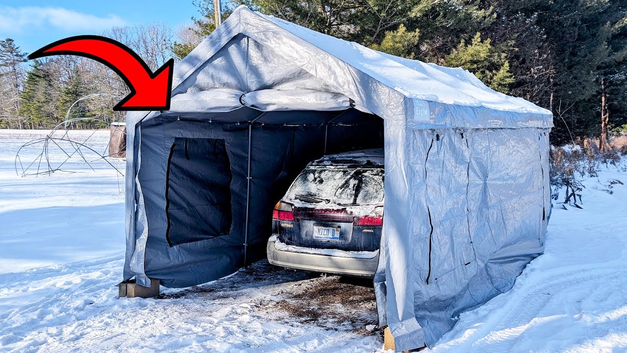 Ultimate Car Protection for Any Season with THIS Car Port 🚗 - YouTube