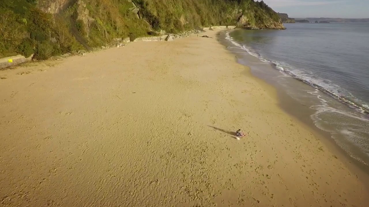 Morning Views, Tenby 25-10-2017 DRONE - YouTube