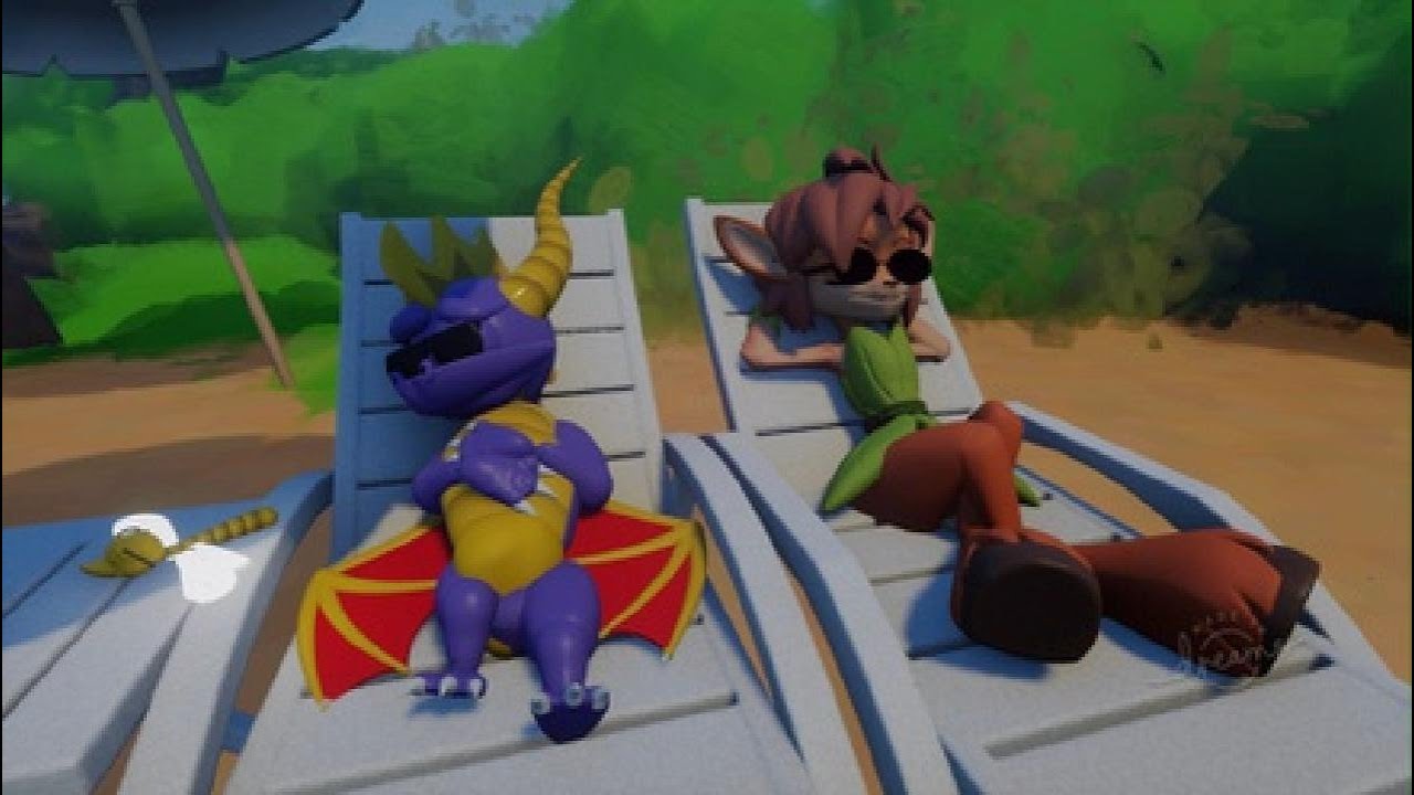 Spyro and Elora in Dragon Shores - YouTube