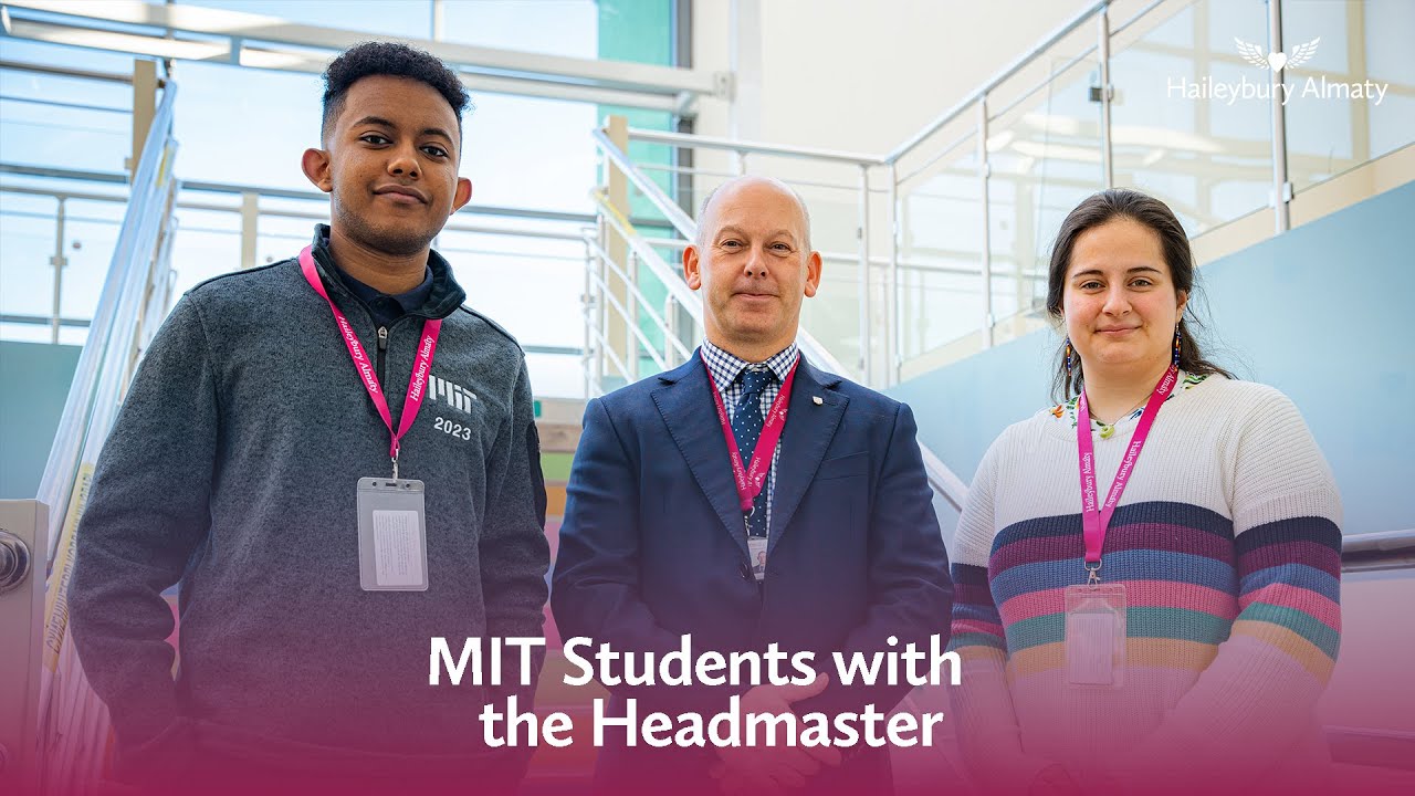 MIT Students with the Headmaster - YouTube