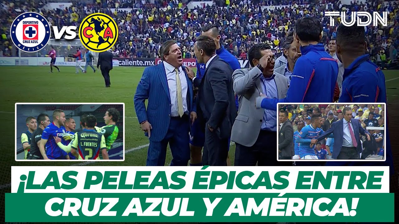Semana de clásico: ¡Las broncas más recordadas del Cruz Azul vs América ...