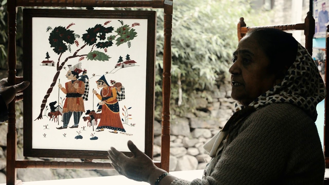 Craft of Chamba Rumal in Chamba // Chamba Craft Cluster // NIFT Kangra ...