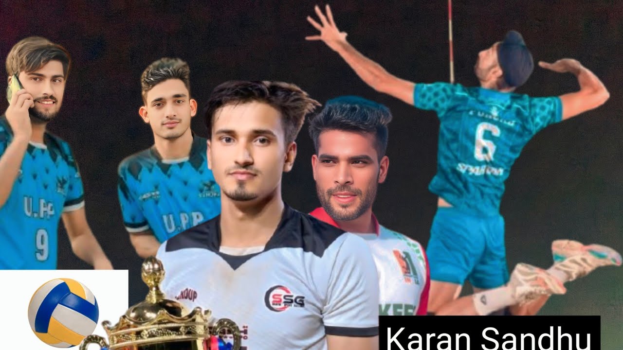 Maaz And Saeed Alam And company 🆚 Vs Karan Sandhu Srk | Anjan Shaheed | Volleyball A To Z ...