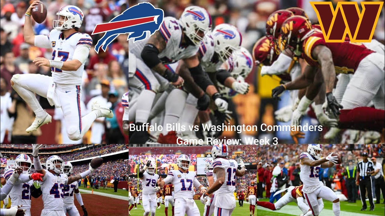 Buffalo Bills vs Washington Commanders Week 3, 2023 NFL Game Review ...