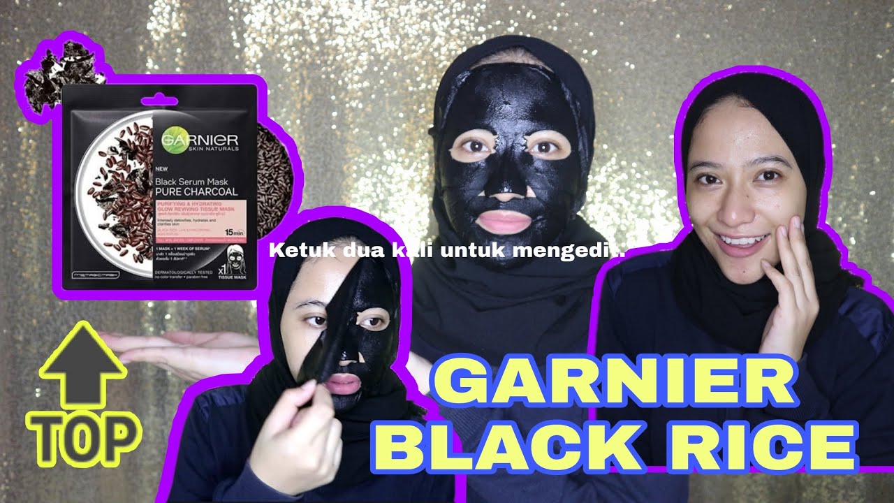 REVIEW GARNIER BLACK RICE MASK || NEW! - YouTube