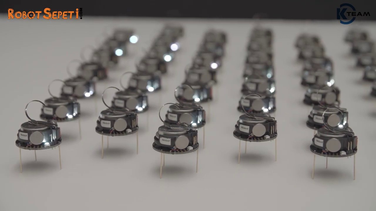 KILOBOT - Swarm / Sürü Robotları - YouTube