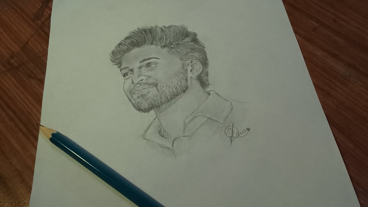 Ajmal amir Drawing #actor #malayalam #arts - YouTube