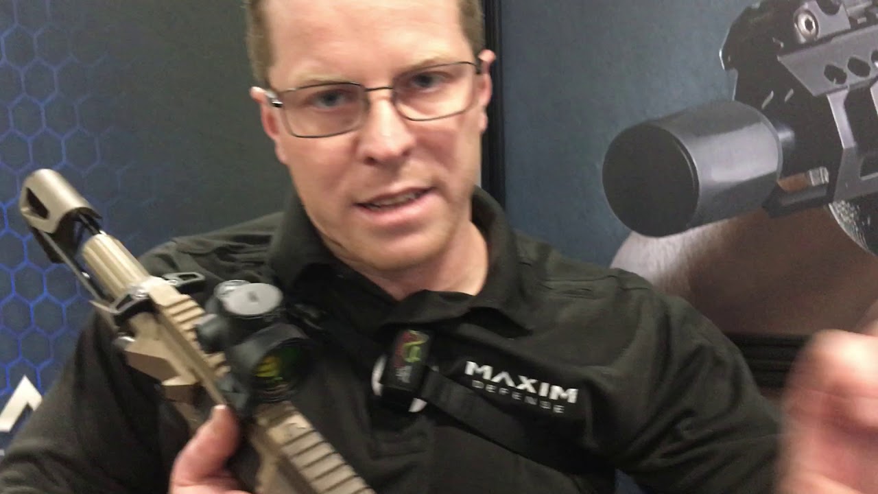 Maxim Defense PDX 5.56mm NATO/7.62mm Russian AR PDW at SHOT Show 2019 ...