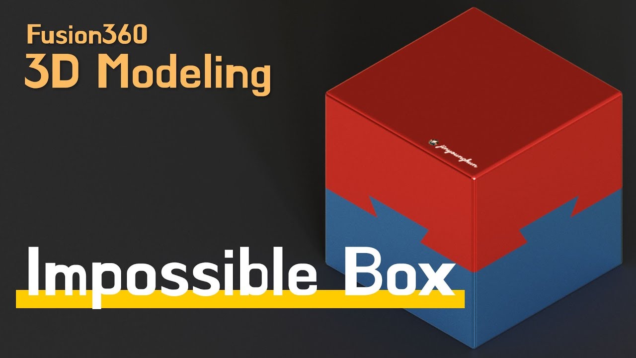 여는 것이 불가능할 것 같은 상자(이걸 만들었다고?!) | Impossible Box | Fusion360 - YouTube