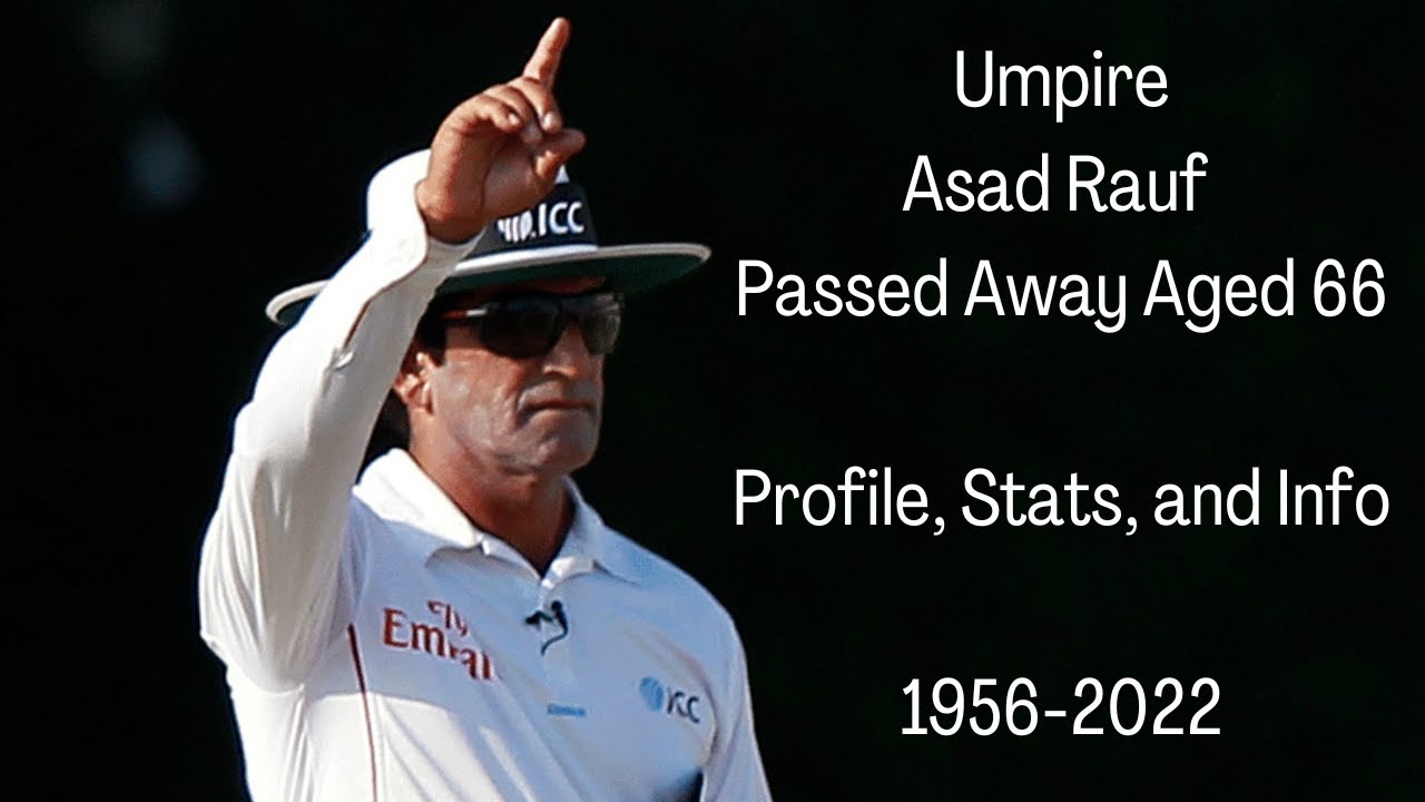 Asad Rauf Death, Age, Career, Profile, Stats, Shop and Info. Asad Rauf ...