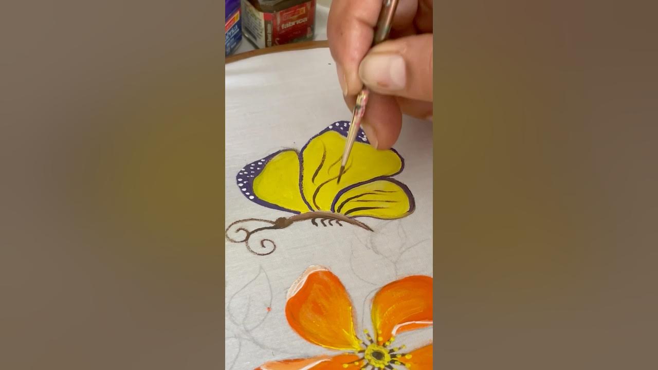 Easy technique of fabric painting | free online classes of fabric ... Easy technique of fabric painting | free online classes of fabric ...