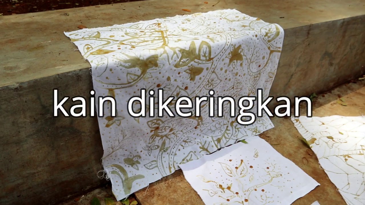 Batik Blora dari pewarna Daun Jati dan Kayu Jati - YouTube
