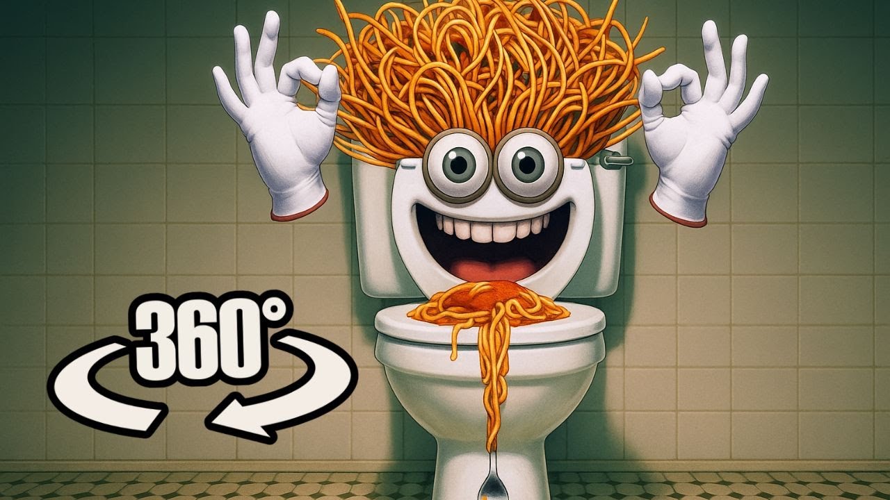 Find Italian Brainrot in 360° Spaghetti Tualetti - YouTube