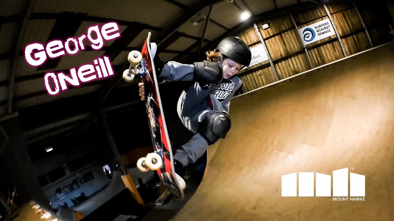 The George O'Neill Vert Show - Mount Hawke Skatepark - YouTube