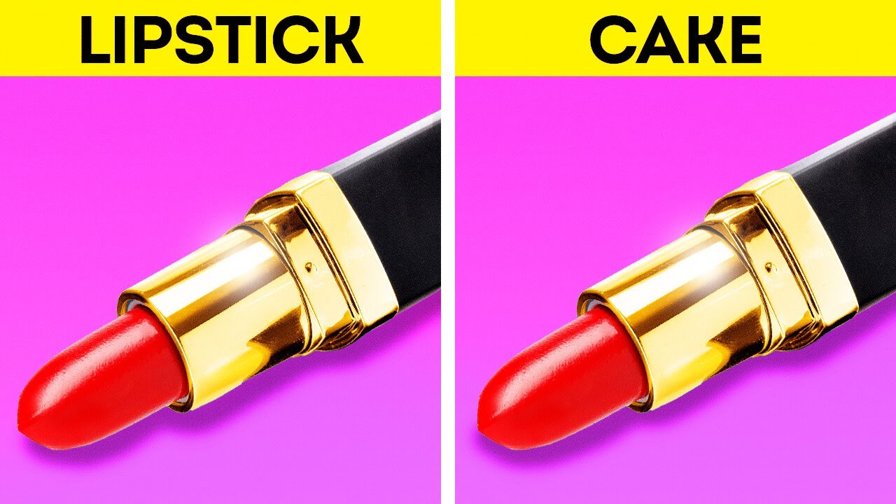 LIPSTICK OR CAKE? REALISTIC CAKE IDEAS YOU WILL LOVE - YouTube