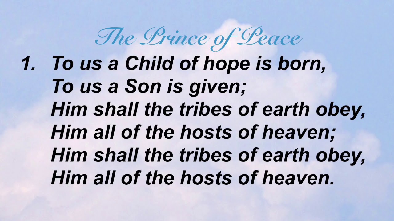 The Prince of Peace (Sacred Songs & Solos #34) - YouTube