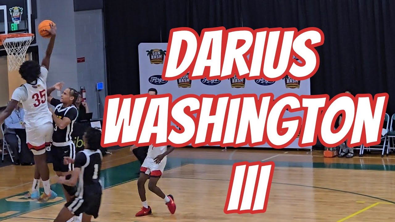 Darius Washington III Class of 2025 Highlights 11/2024 - YouTube
