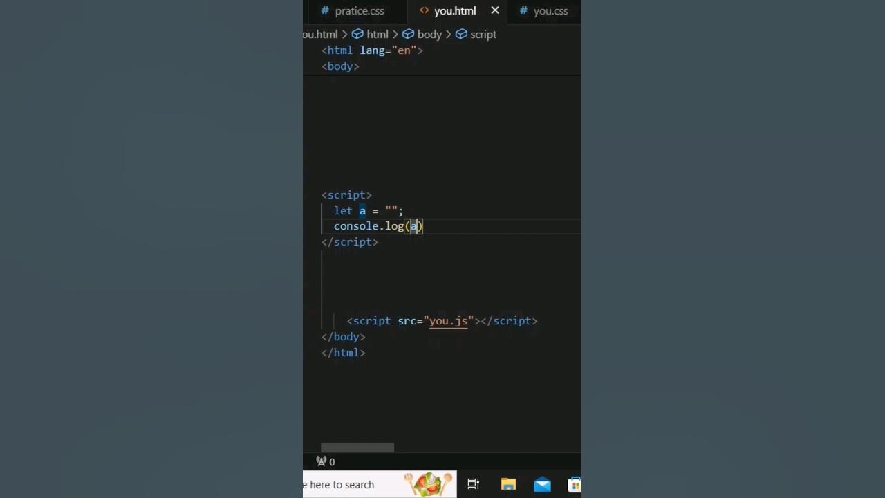 Null || Javascript || Coding 🤗 #shots - YouTube